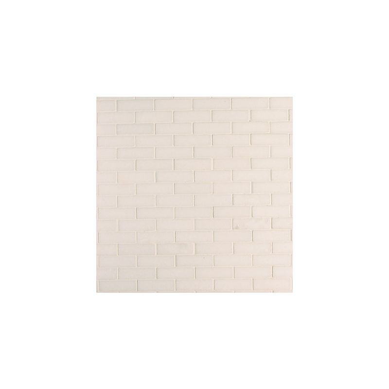 Thassos Mini Brick Mosaic Polished | Unique Tile & Stone | Shippi