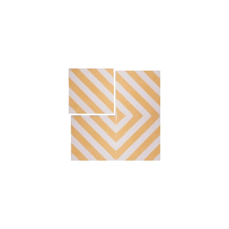 Medina Mykonos Yellow Cement Tiles | Unique Tile & Stone | Shippi