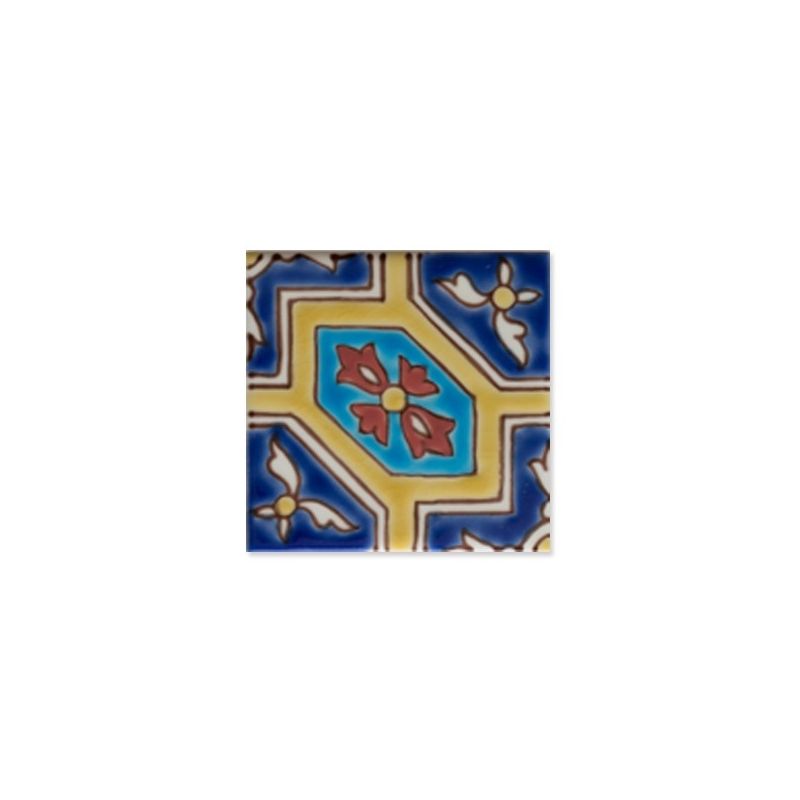 Acapulco Yellow Handpainted Ceramic Tile | Unique Tile & Stone