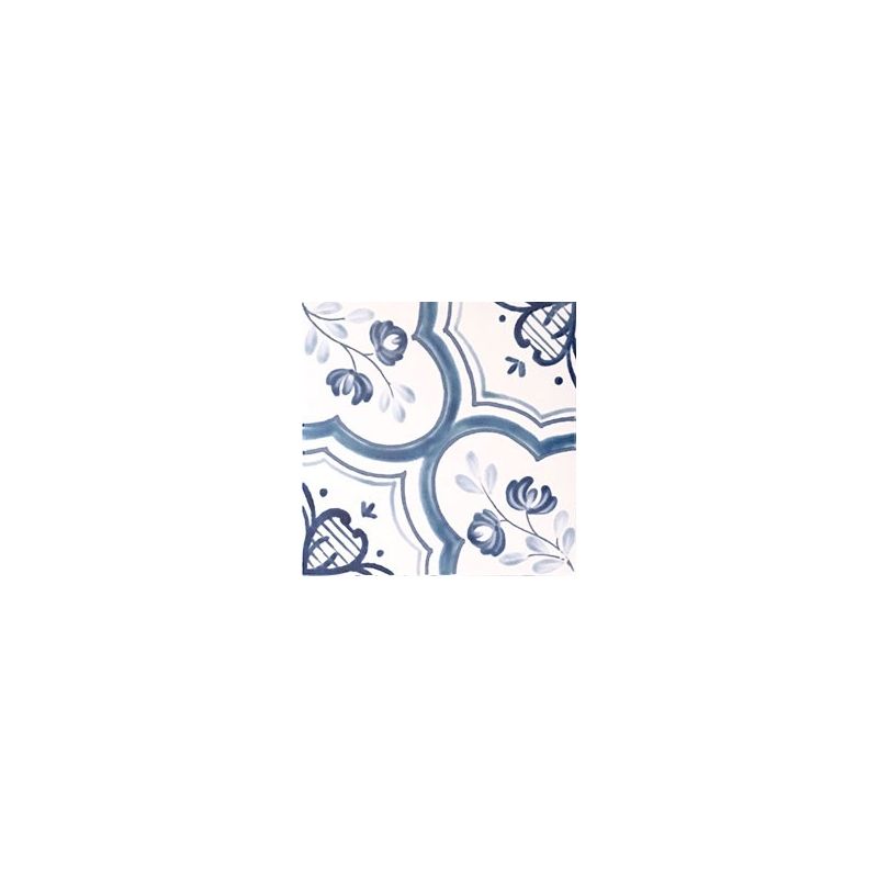Amalfi Blue Handpainted Ceramic Tile | Unique Tile & Stone | Ship