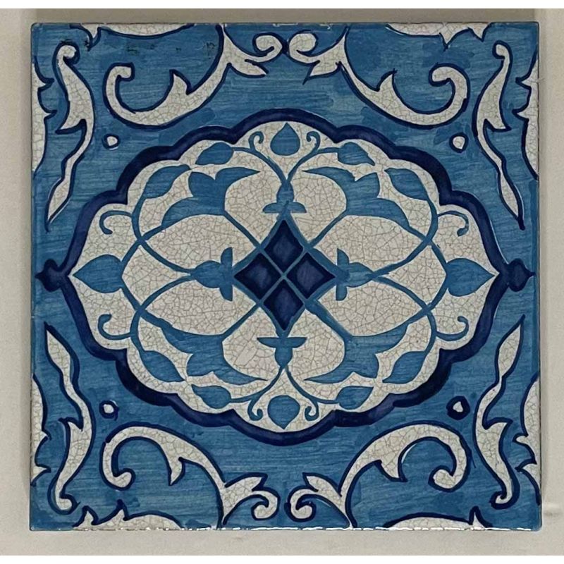 Victorian Cobalt Blue 6x6 Lavastone | Unique Tile & Stone | Shipp
