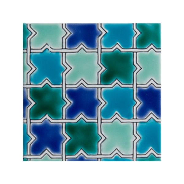 Malaga Moroccan Ceramic Tile 6x6 | Unique Tile & Stone | Shipping