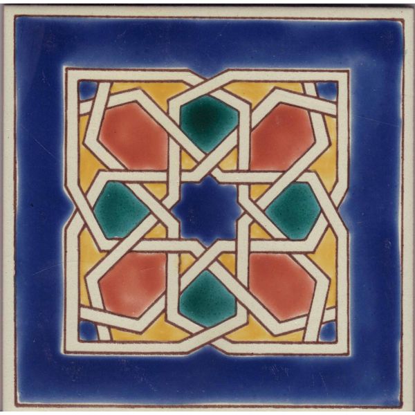 Morisco Automne C 6x6 Moroccan Ceramic Tile | Unique Tile & Stone