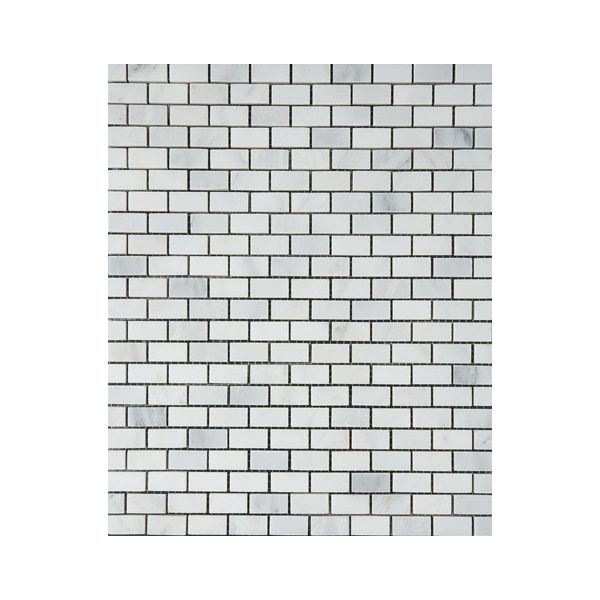 Polished Oriental White Mini Brick | Unique Tile & Stone | Shippi