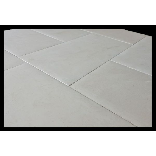 Pillowed Cream Linen Limestone Country Pattern | Unique Tile & St