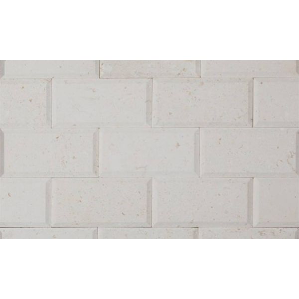 white limestone wall tile