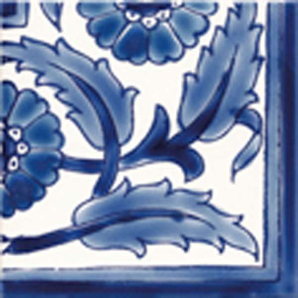 Palmyre Blue Corner 4x4 | Unique Tile & Stone | Shipping 1-2 Days