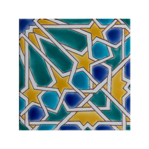 Morisco Blue 6x6 Moroccan Ceramic Tile | Unique Tile & Stone | Sh