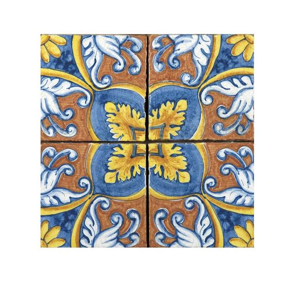 Antique Napoli 8x8 Floor Tile | Unique Tile & Stone | Shipping 1-