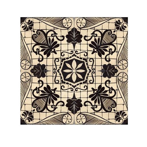 Antique Barcino Black 8x8 Floor Tile | Unique Tile & Stone | Ship