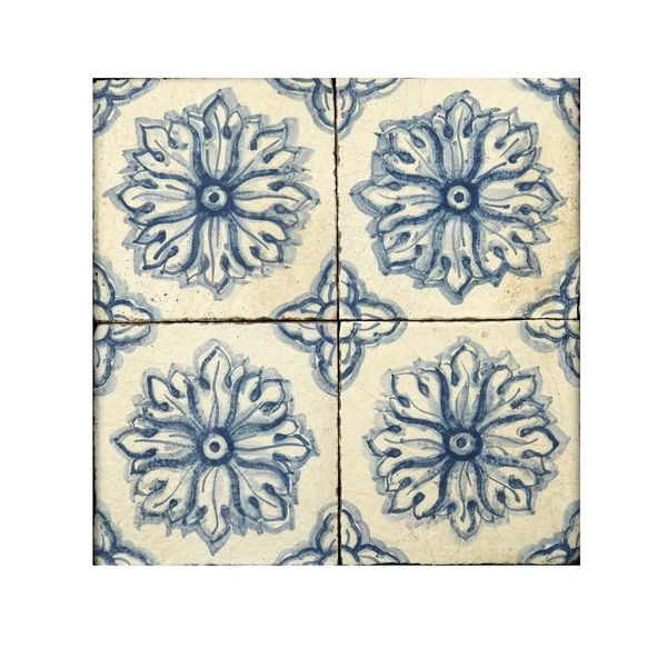 Antique Antiochia Blue 8x8 Floor Tile | Unique Tile & Stone | Shi