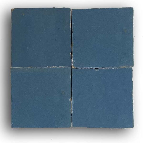 Moroccan Zellige Lagoon 4x4 | Unique Tile & Stone | Shipping 1-2
