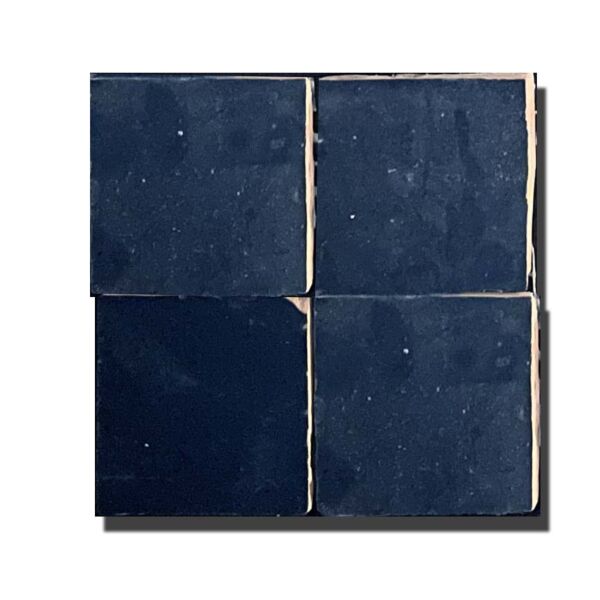 Moroccan Zellige Navy Blue 4x4 | Unique Tile & Stone | Shipping 1